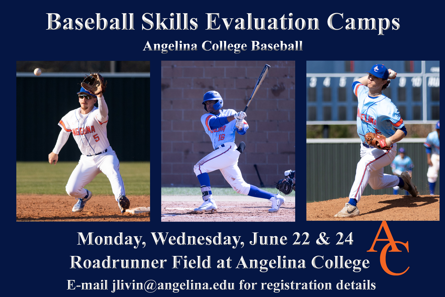 Angelina College Baseball Holding Summer Evaluation Camps Sessions for ...