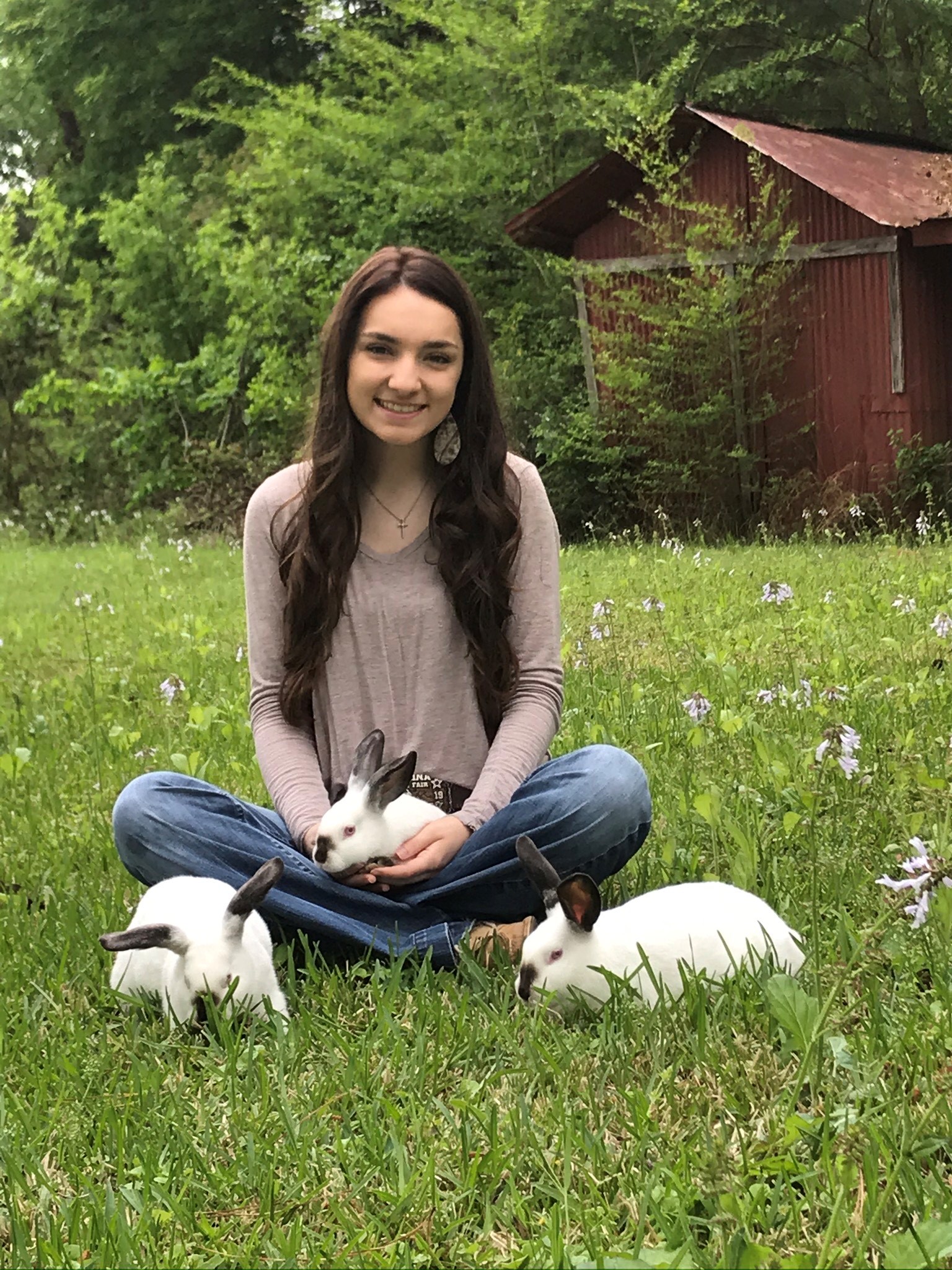 Hudson Senior Shows Rabbits at the Angelina County Fair - Texas Forest ...