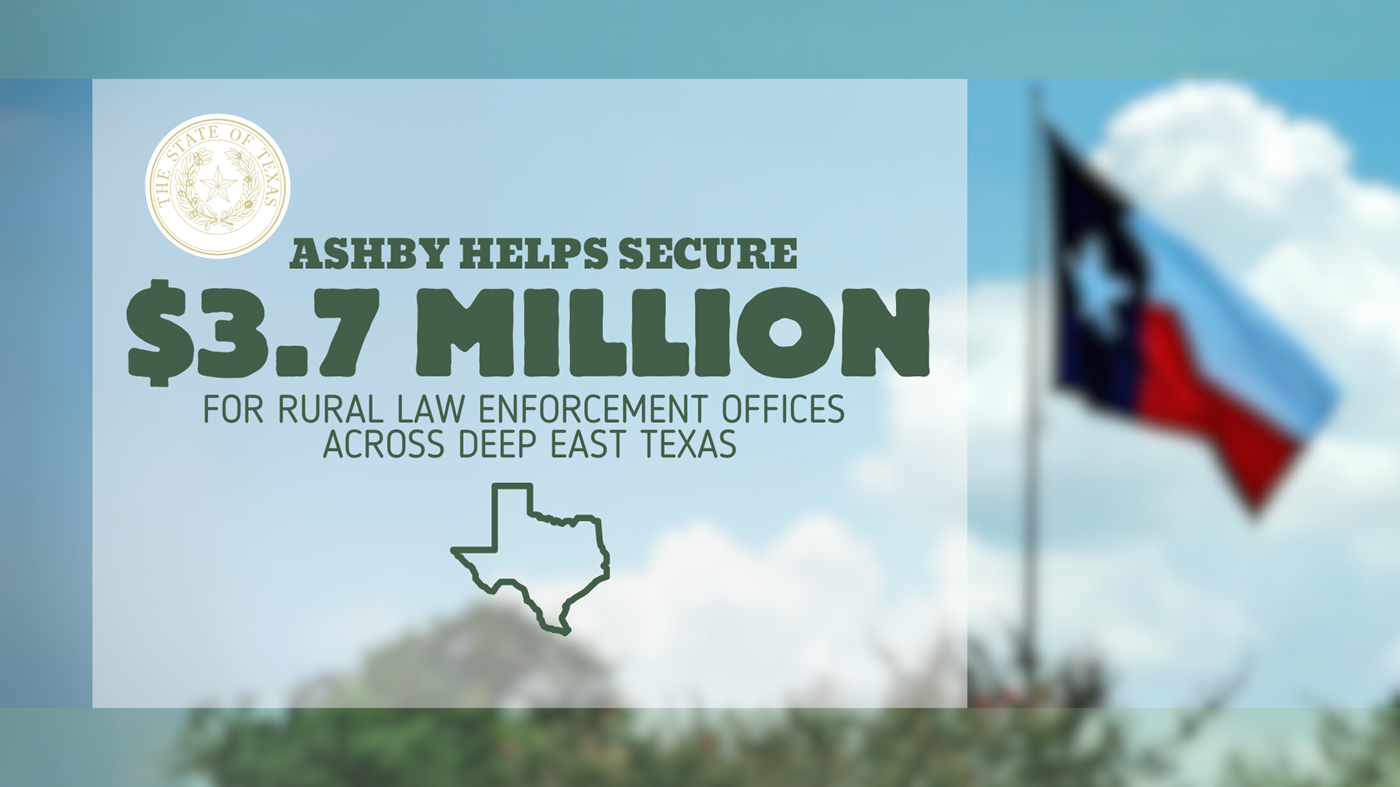 Ashby Helps Secure $3.7 Million for Rural Law Enforcement Offices ...